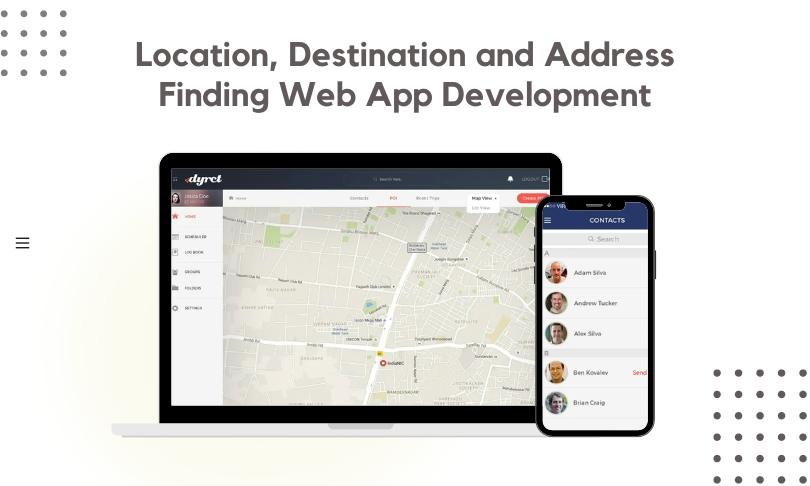 Location, Destination and Address Finding Web App Development - InApps Technology | AI-Powered ...